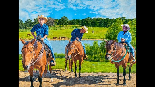 Houston-area high school painter wins another award at rodeo | khou.com