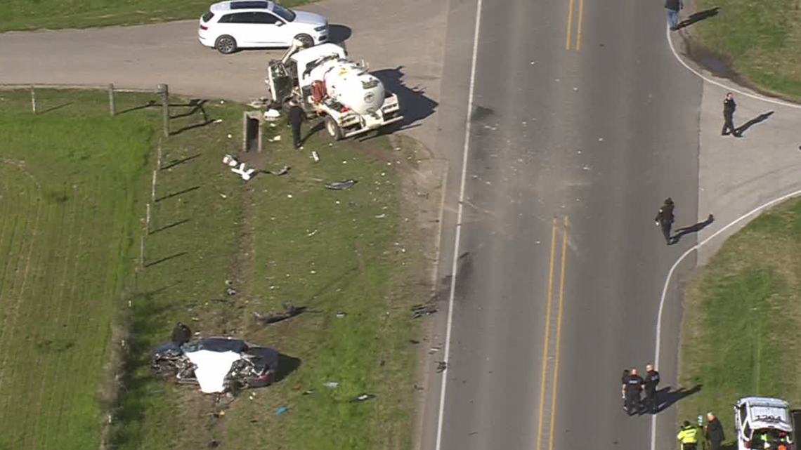 Driver killed in crash with septic truck on FM 2920 near Hockley | khou.com
