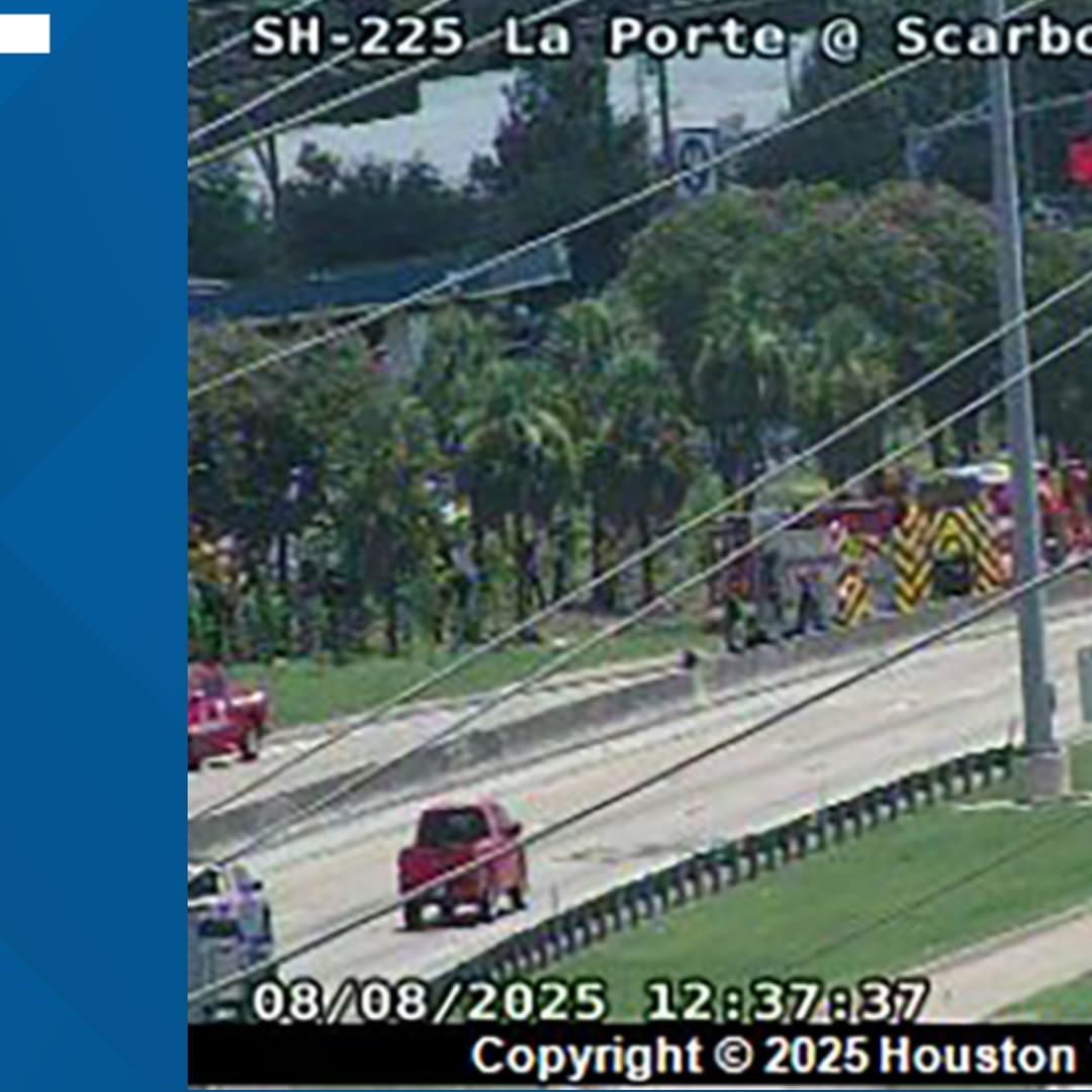 Houston traffic: Highway 225 westbound at Richey shut down due to ...
