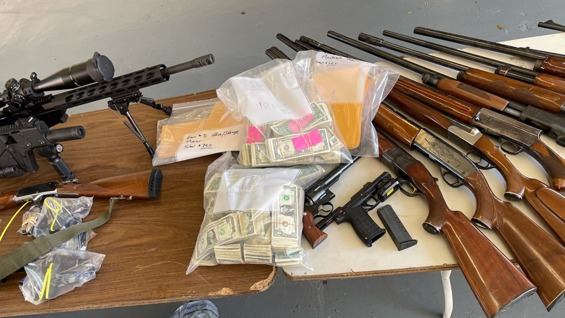 Houston gameroom raids: Dozens of guns, vehicles and drugs seized ...