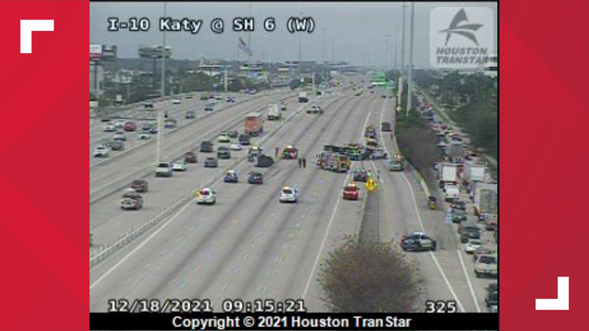 Katy Freeway reopens after multi-vehicle crash near Barker Cypress ...