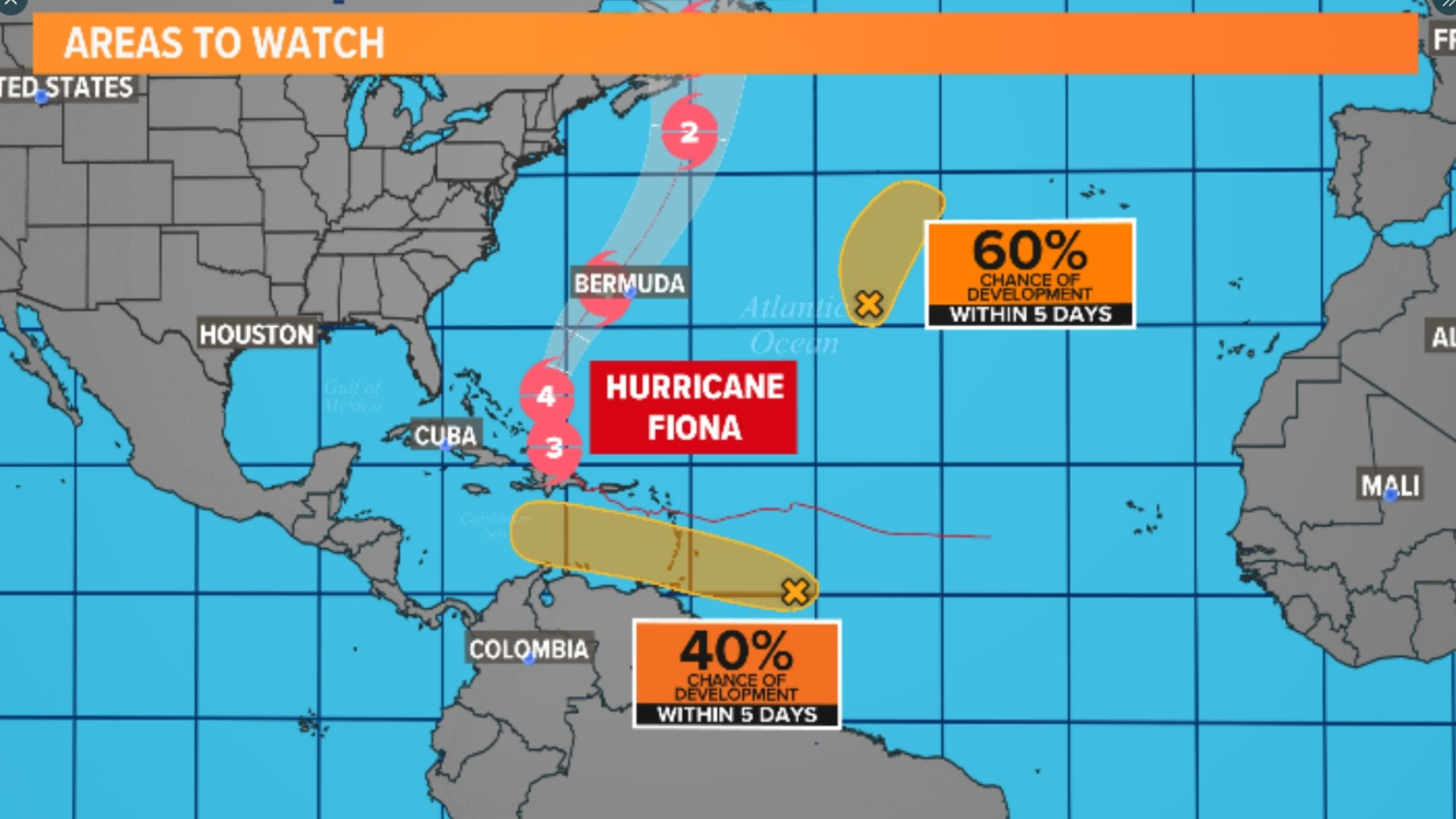 Hurricane Fiona | Tracking Fiona as it nears Dominican Republic | khou.com