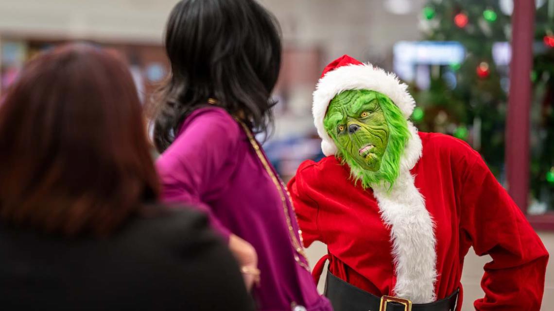 Photos: Grinch arrested near Houston by Spring ISD police | khou.com