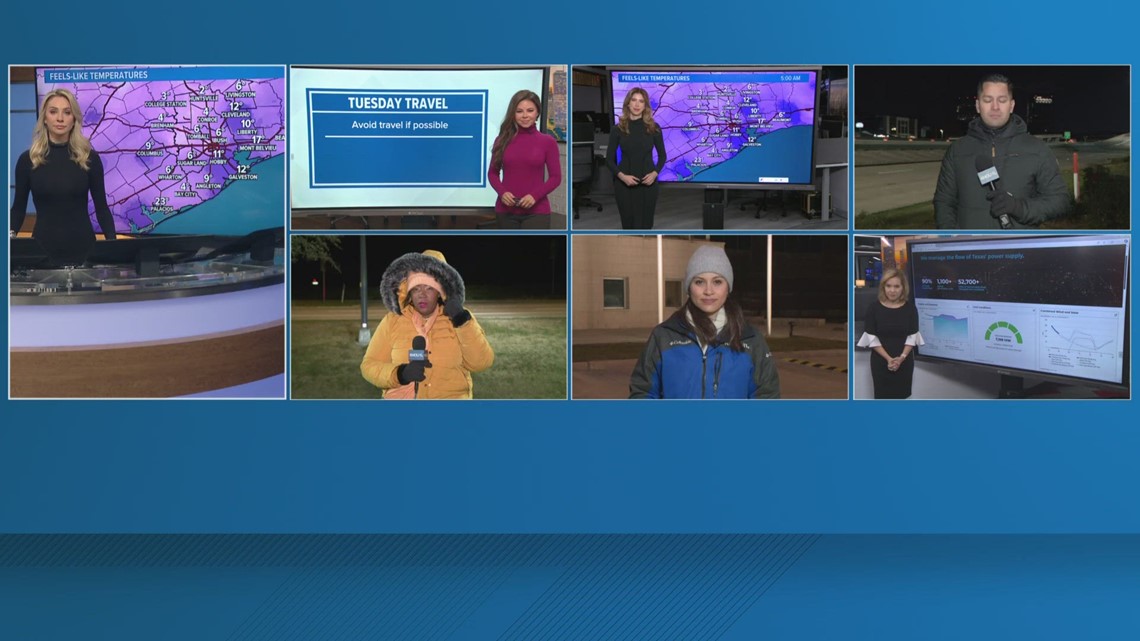 KHOU 11 team coverage: Hard freeze, icy roads in Houston lead to school ...