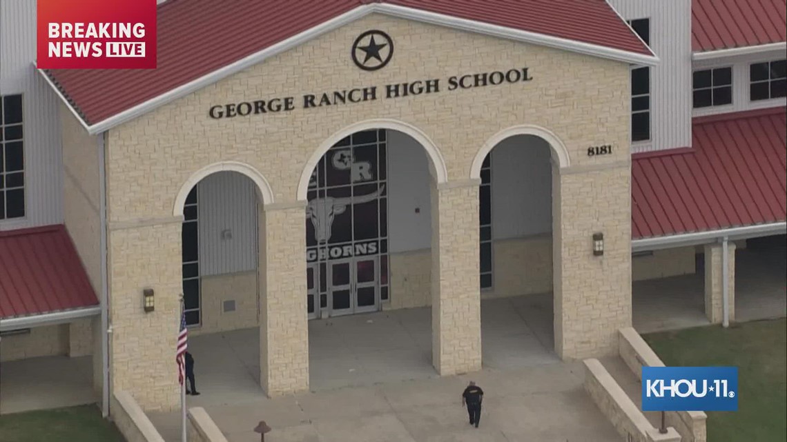 Raw video: George Ranch High School on lockdown due to potential threat ...
