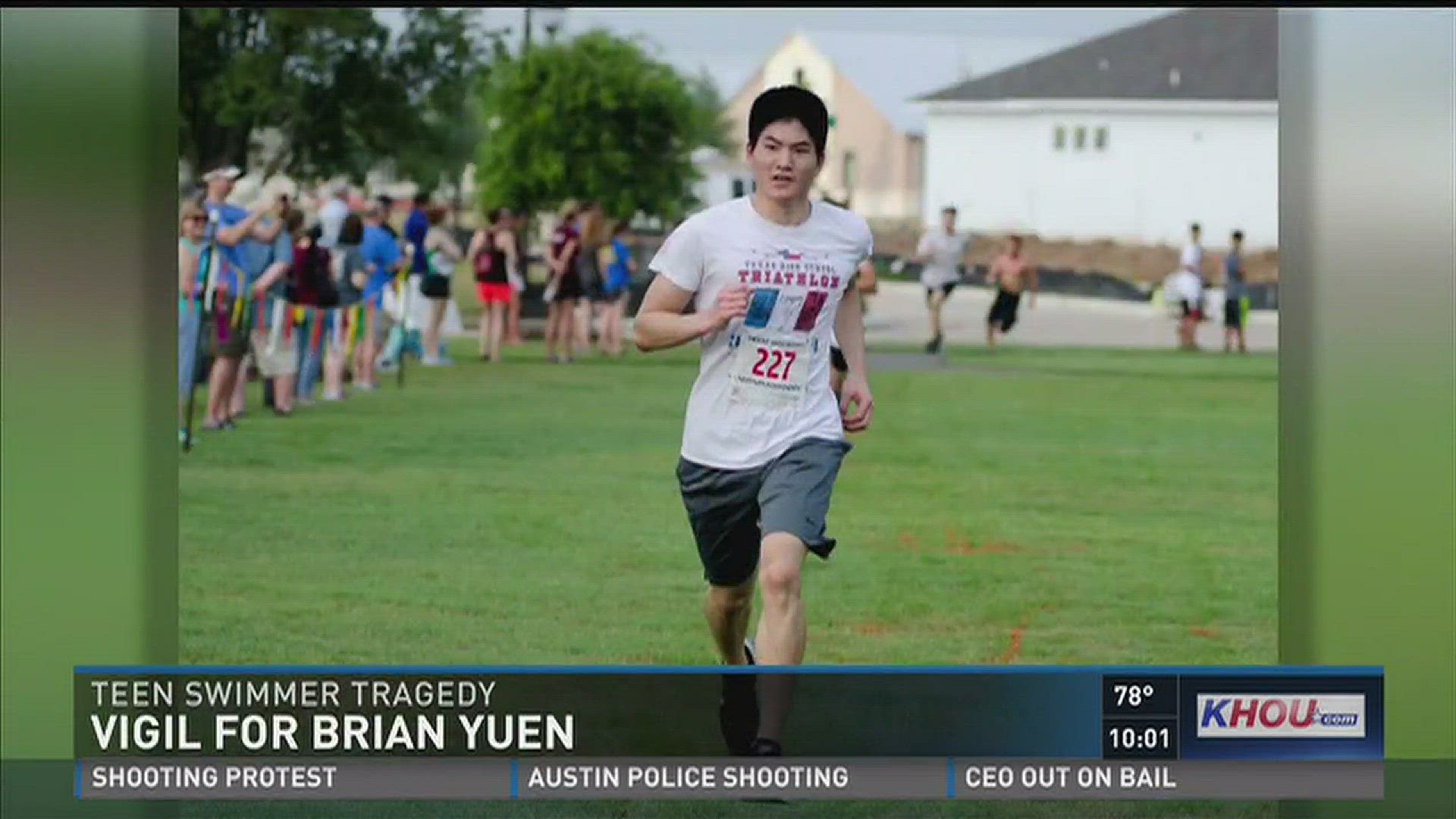 Vigil held in honor of teen who died after competing in swim meet ...