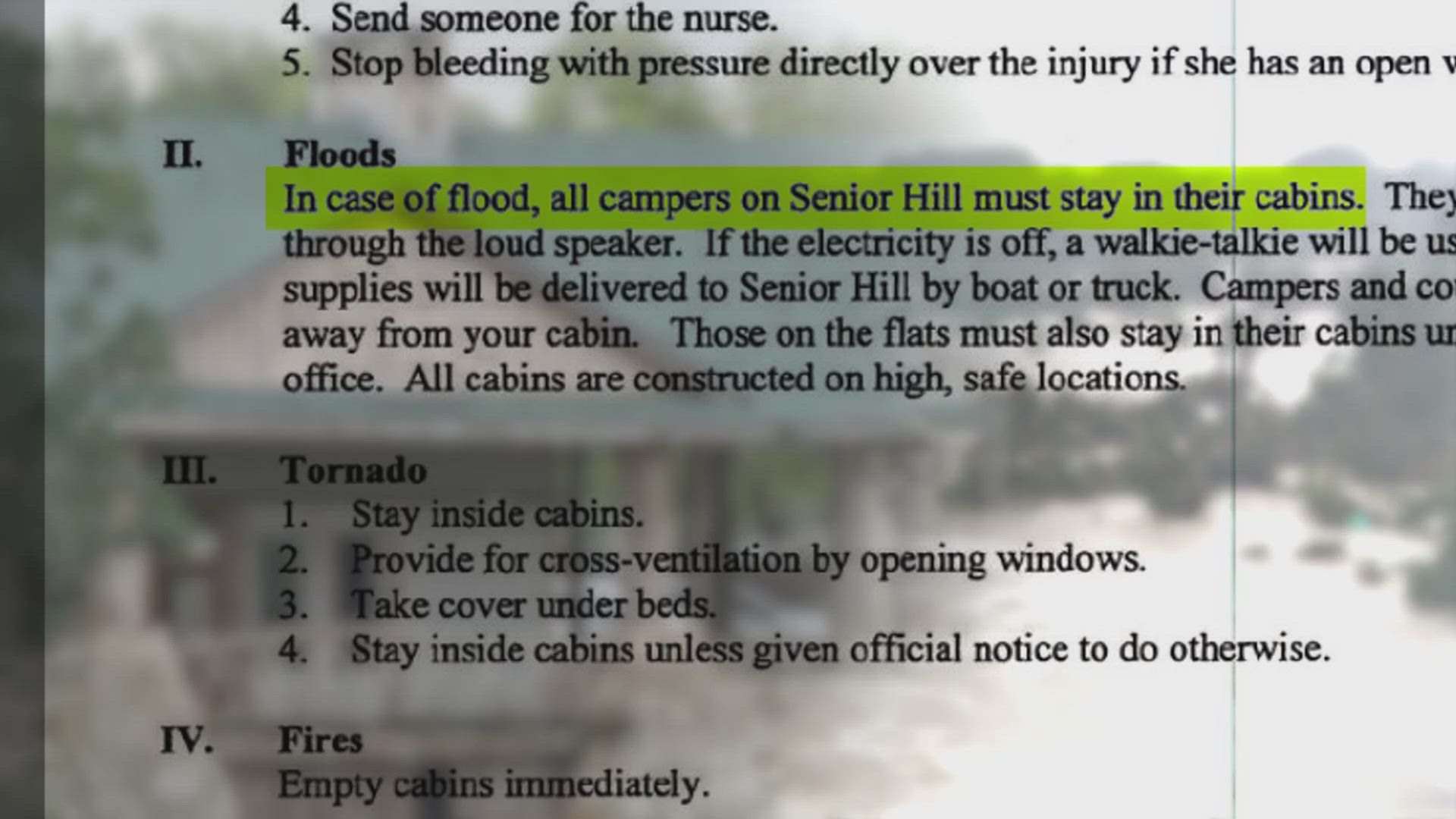 Records show Camp Mystic had one-page emergency flood plan | khou.com