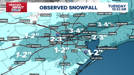 Houston snow: What is the snowfall record for Southeast Texas? | khou.com