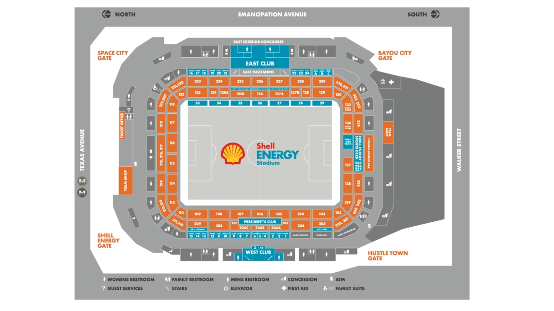 Shell Energy Stadium | Parking, bag policy and prohibited items | khou.com