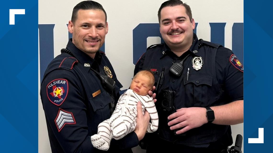 Texas cops escort woman to hospital just in time for baby's arrival ...