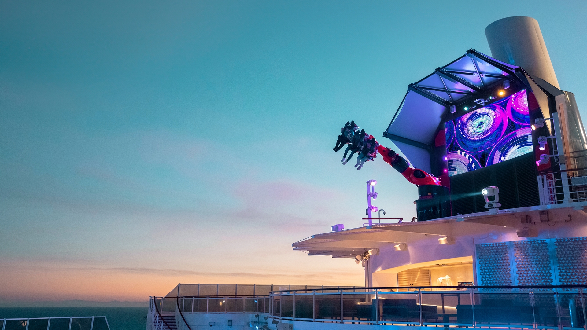 Robotic thrill ride set to launch on MSC Seascape from Galveston | khou.com