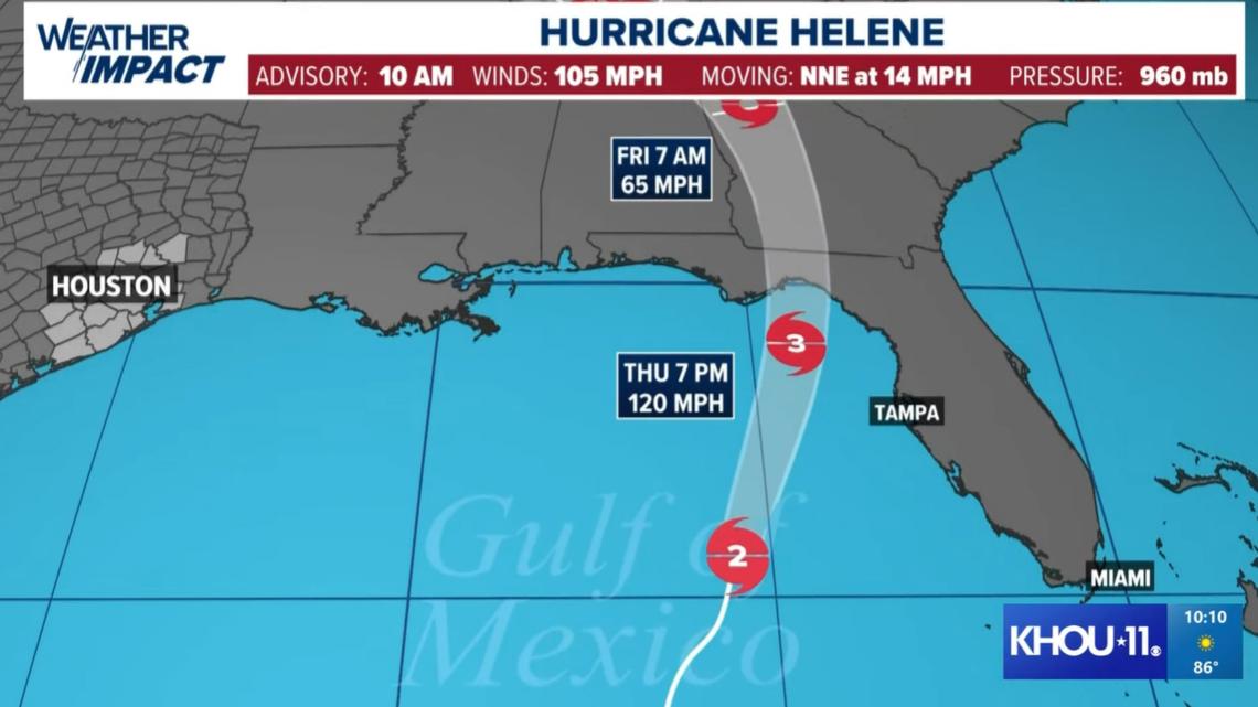 Tracking Hurricane Helene: Latest path, cone and information on the Cat ...