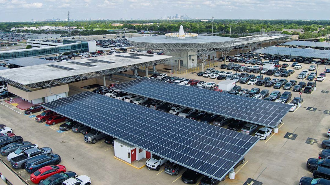 New solar panels help generate power at Hobby Airport | khou.com