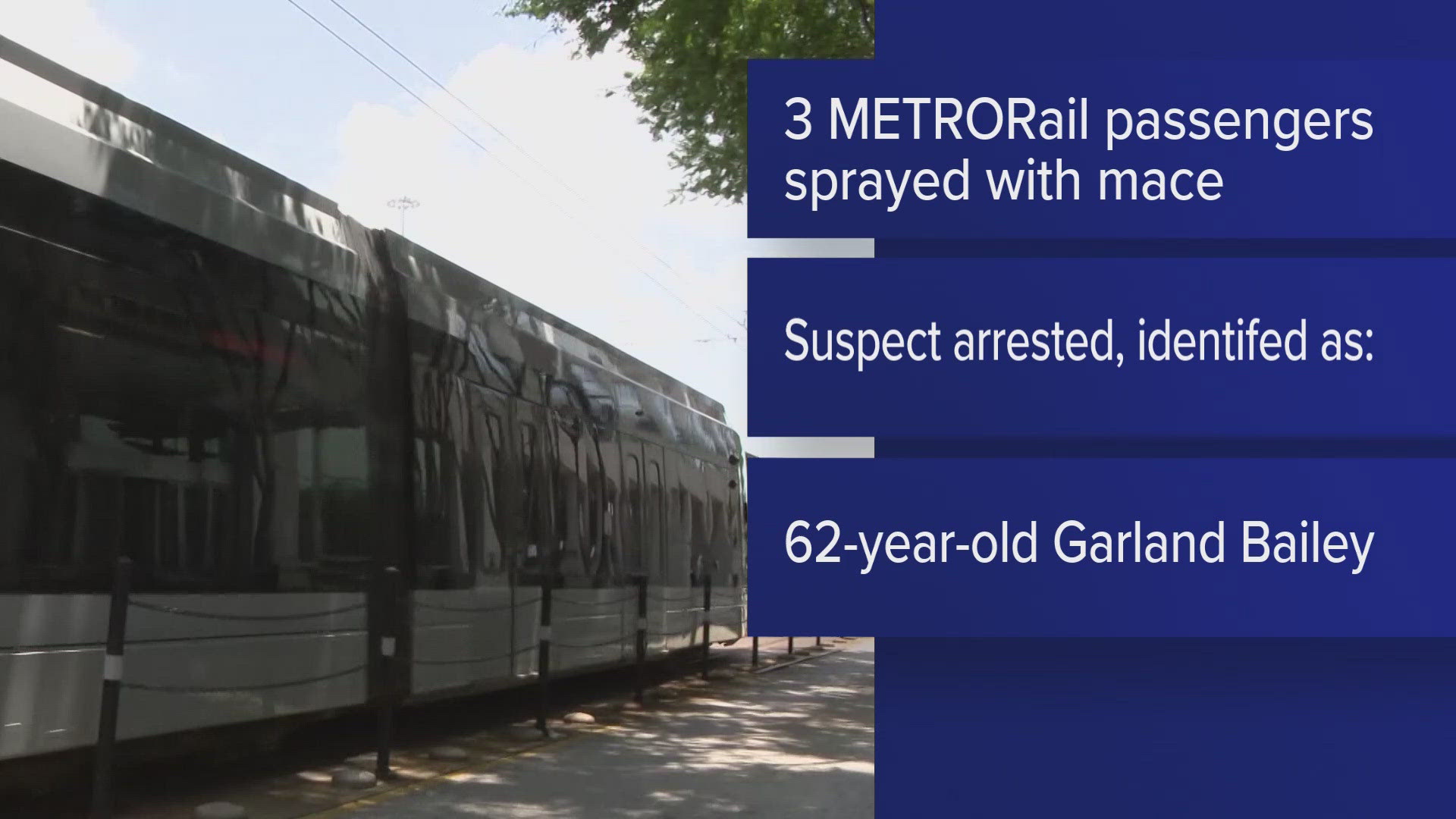 Three hospitalized after mace incident on Houston METRORail | khou.com