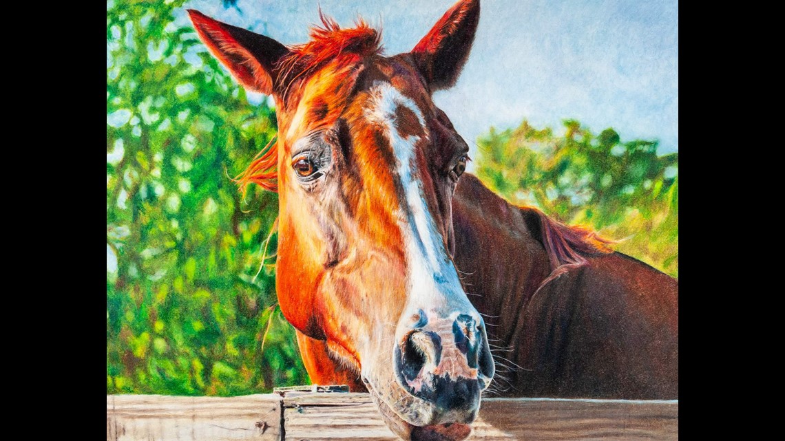 Houston-area high school painter wins another award at rodeo | khou.com