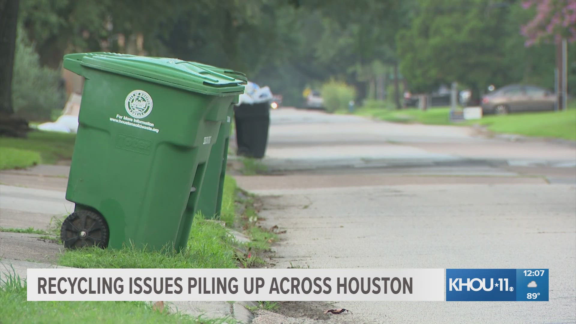 Houston recycling delays continue as city works to fix truck shortage ...