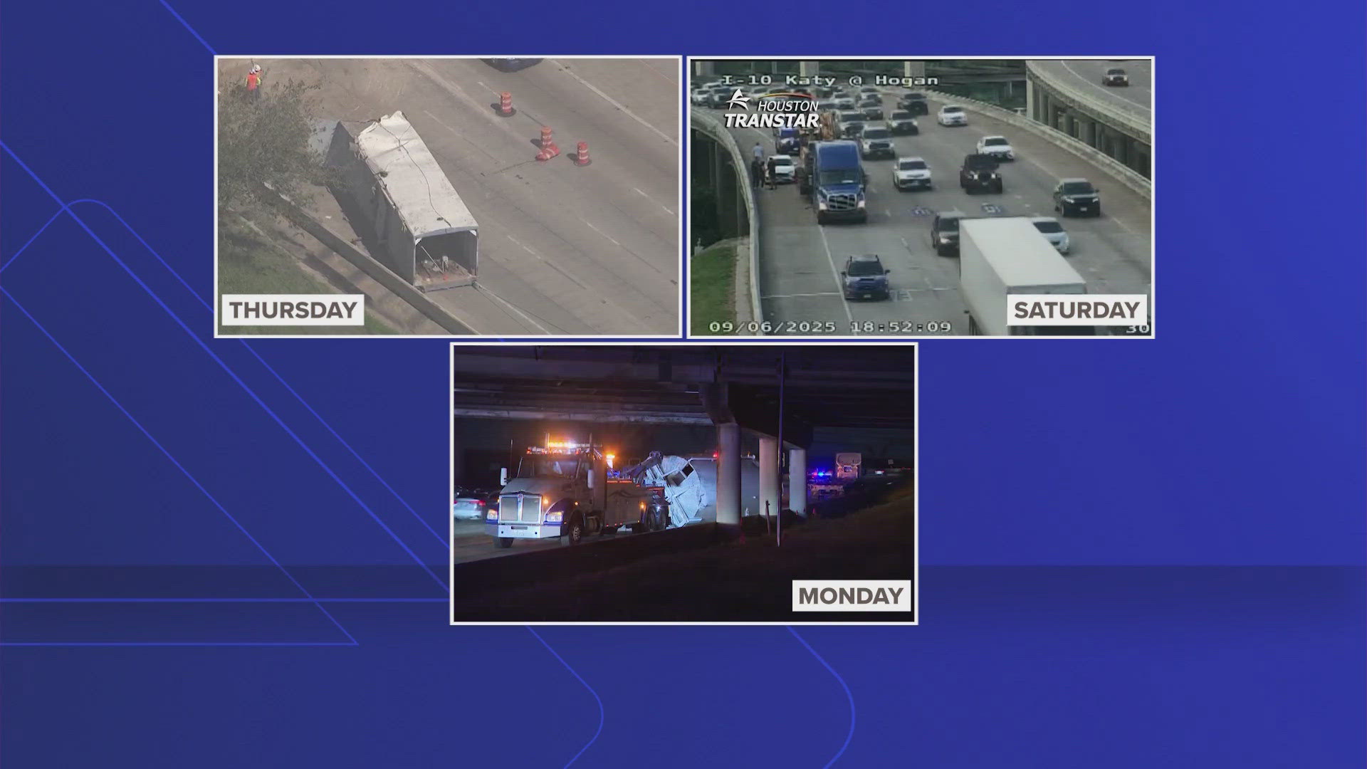 Houston bridge struck 69 times this year as drivers ignore safety ...