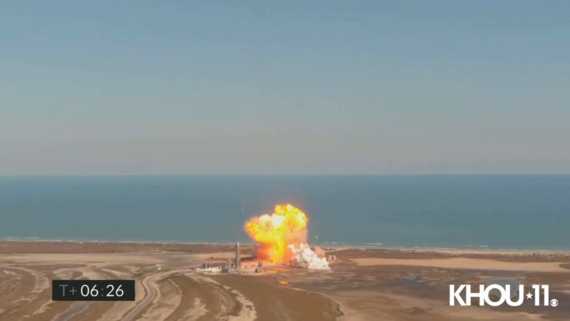 Another SpaceX rocket explodes while landing in South Texas | khou.com