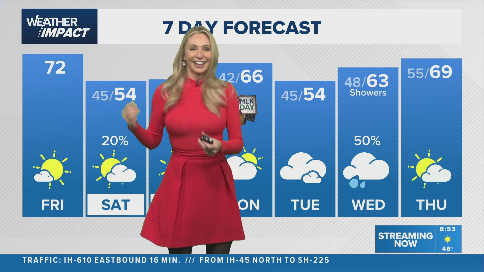 KHOU 11 meteorologist Chita Craft dances through the forecast | khou.com