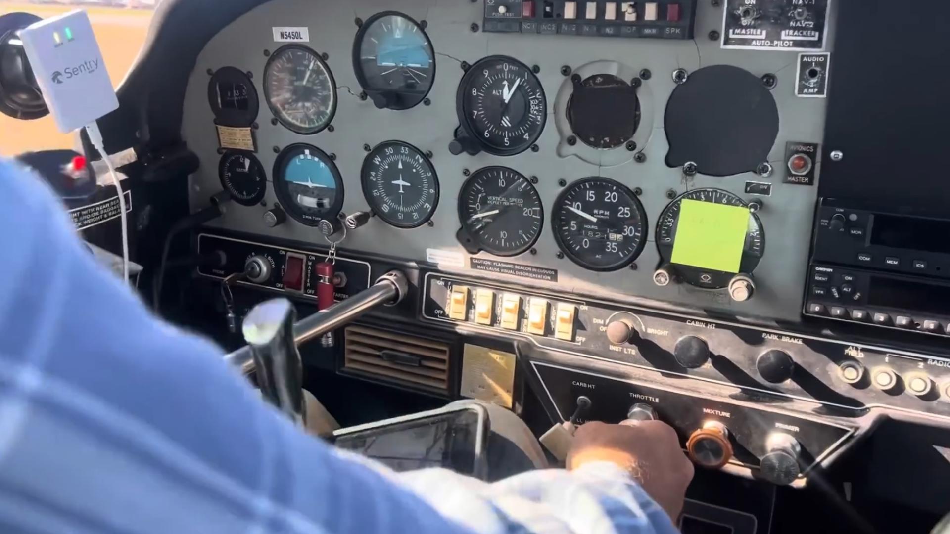 Cockpit photos before and after plane crash near Houston, Texas | khou.com
