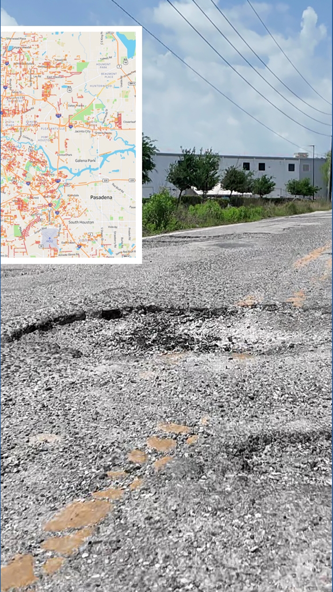 Map shows worst roads in Houston | khou.com