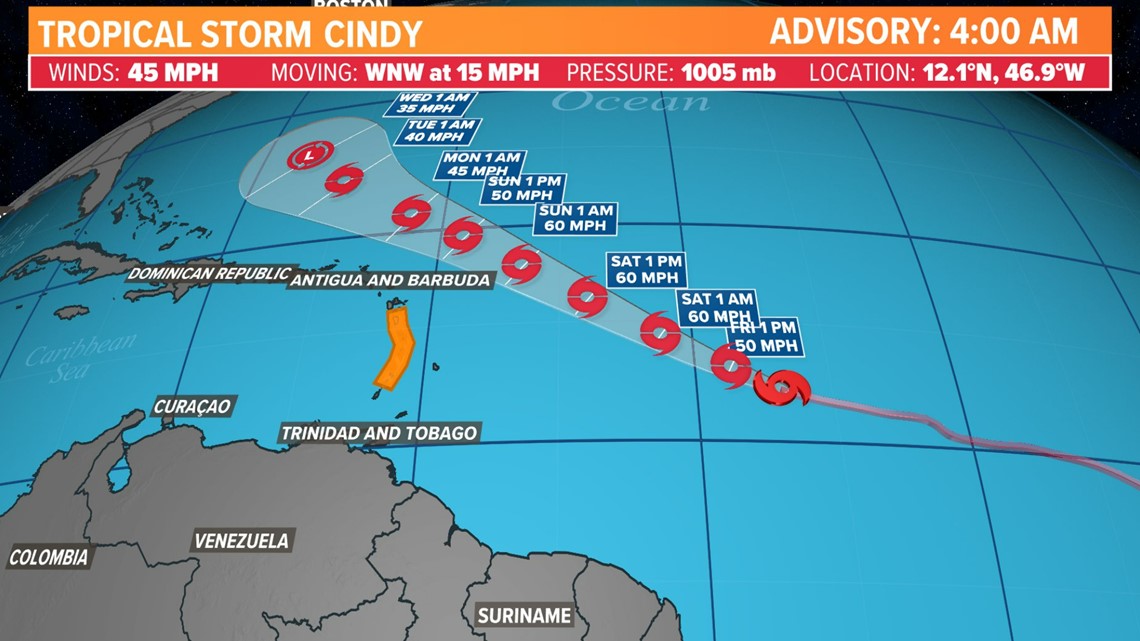 Tropical Storm Cindy forms | khou.com