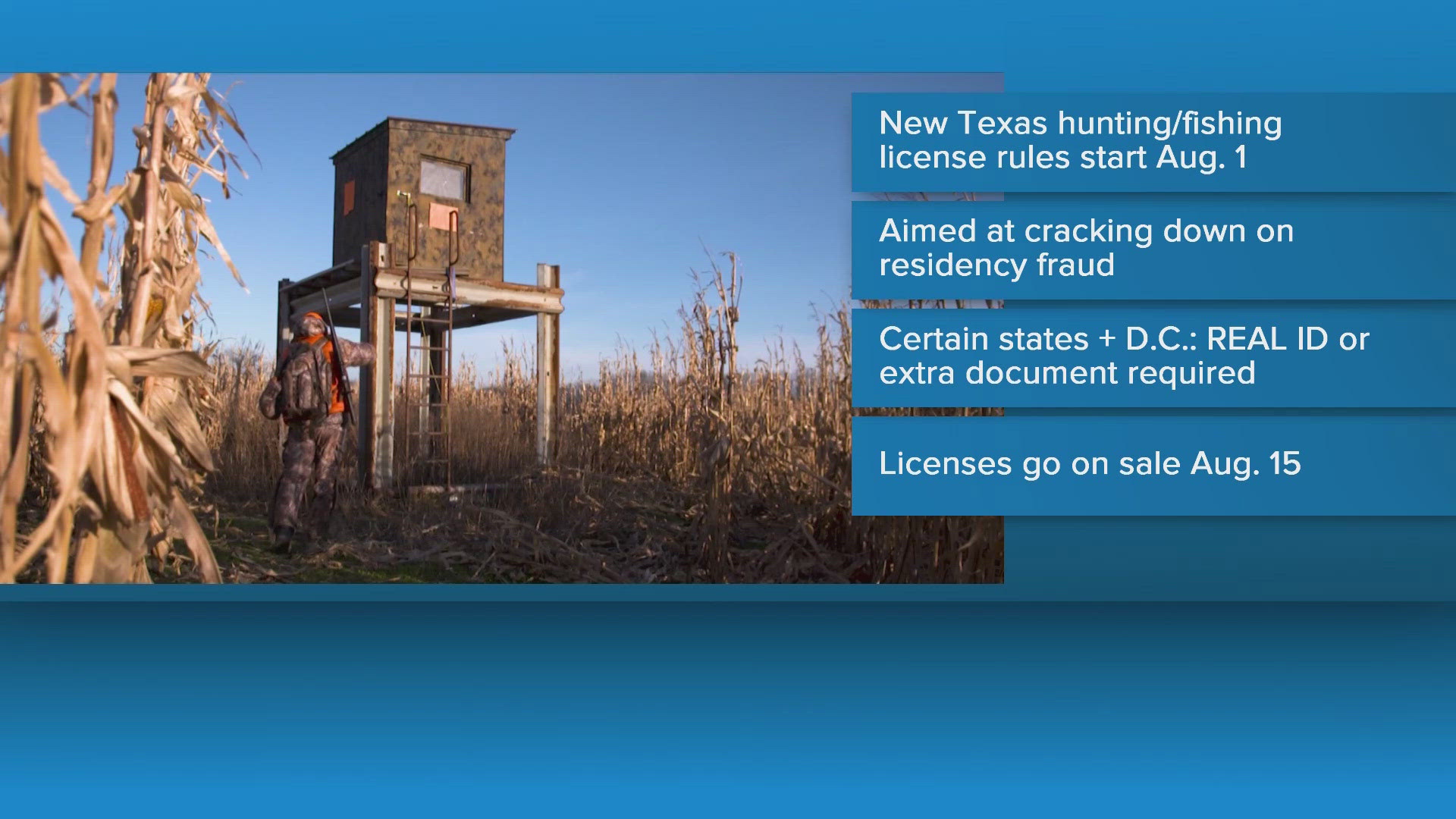 There will soon be new requirements to get hunting and fishing licenses ...