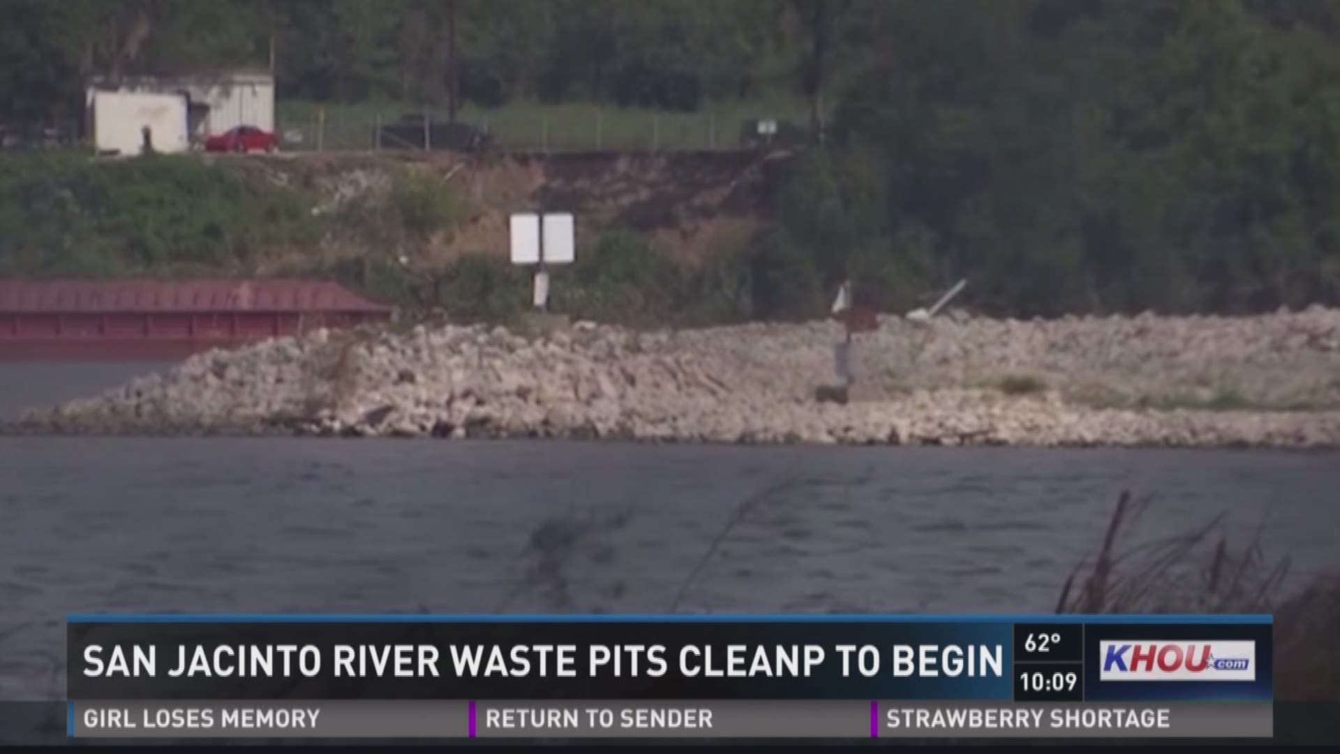 Cleanup to begin at San Jacinto River Waste Pits | khou.com