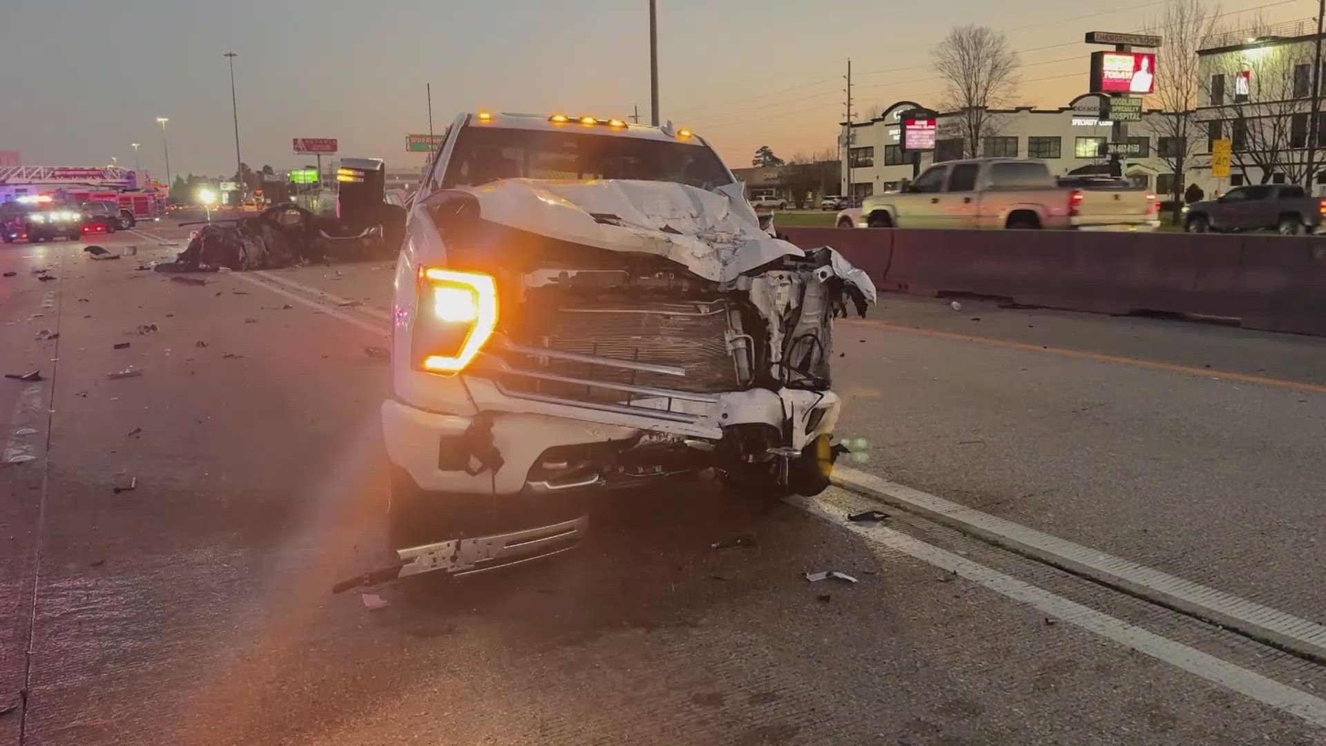 North Freeway at Rayford SB closed due to fatal wreck | Houston traffic | khou.com