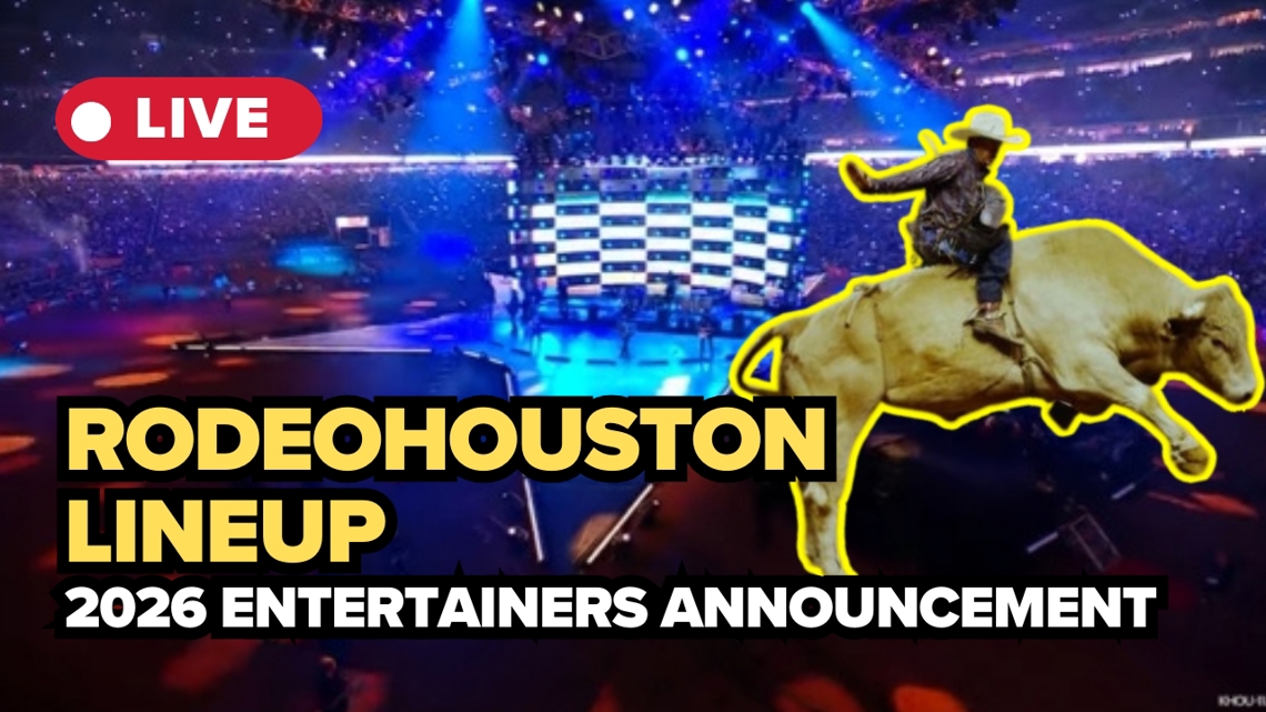 LIVE: RodeoHouston reveals the 2026 entertainment lineup | khou.com