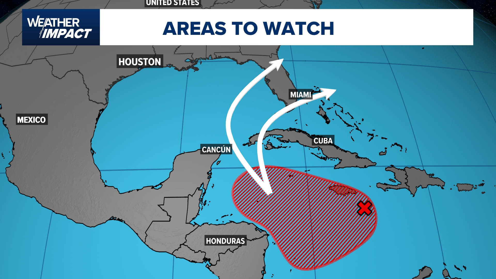 Tropical update: Tracking new disturbance in the Caribbean | khou.com