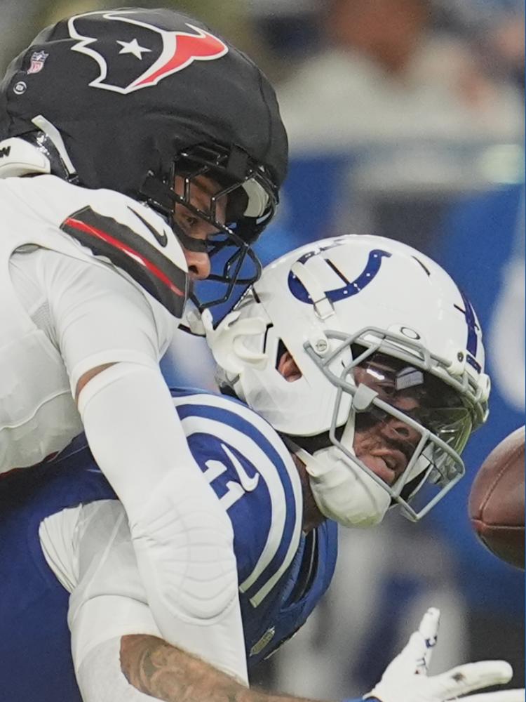 What was the helmet Texans safety Jalen Pitre was wearing against the ...