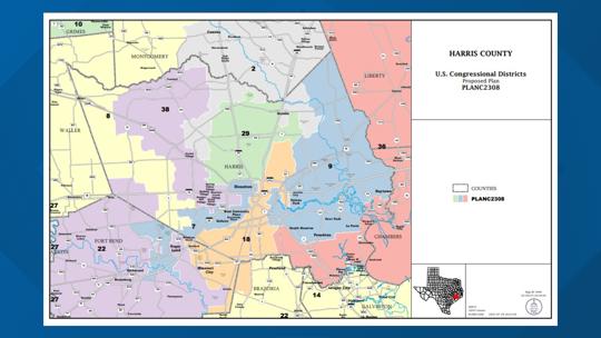 Proposed Texas redistricting maps shift Houston district lines | khou.com
