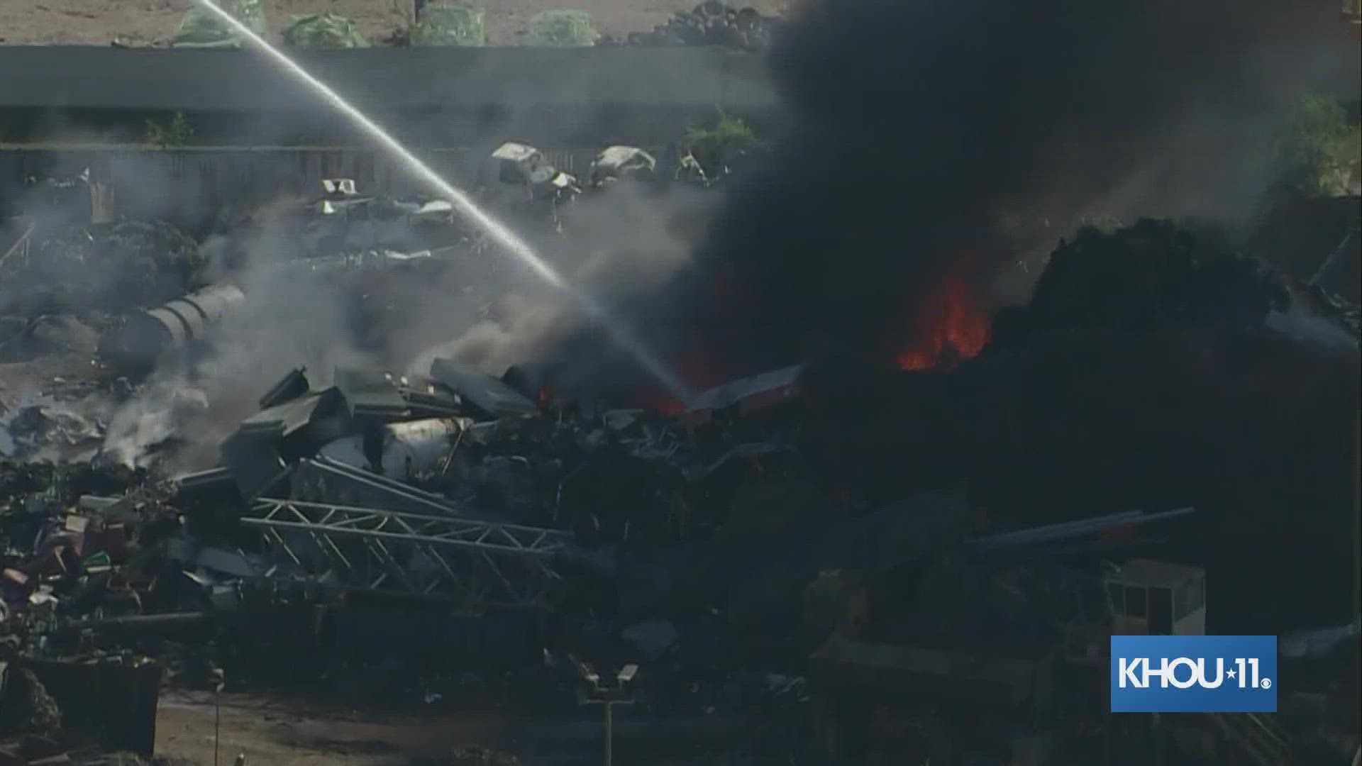 Air 11 over reports of cars on fire near 288 and the South Loop | khou.com