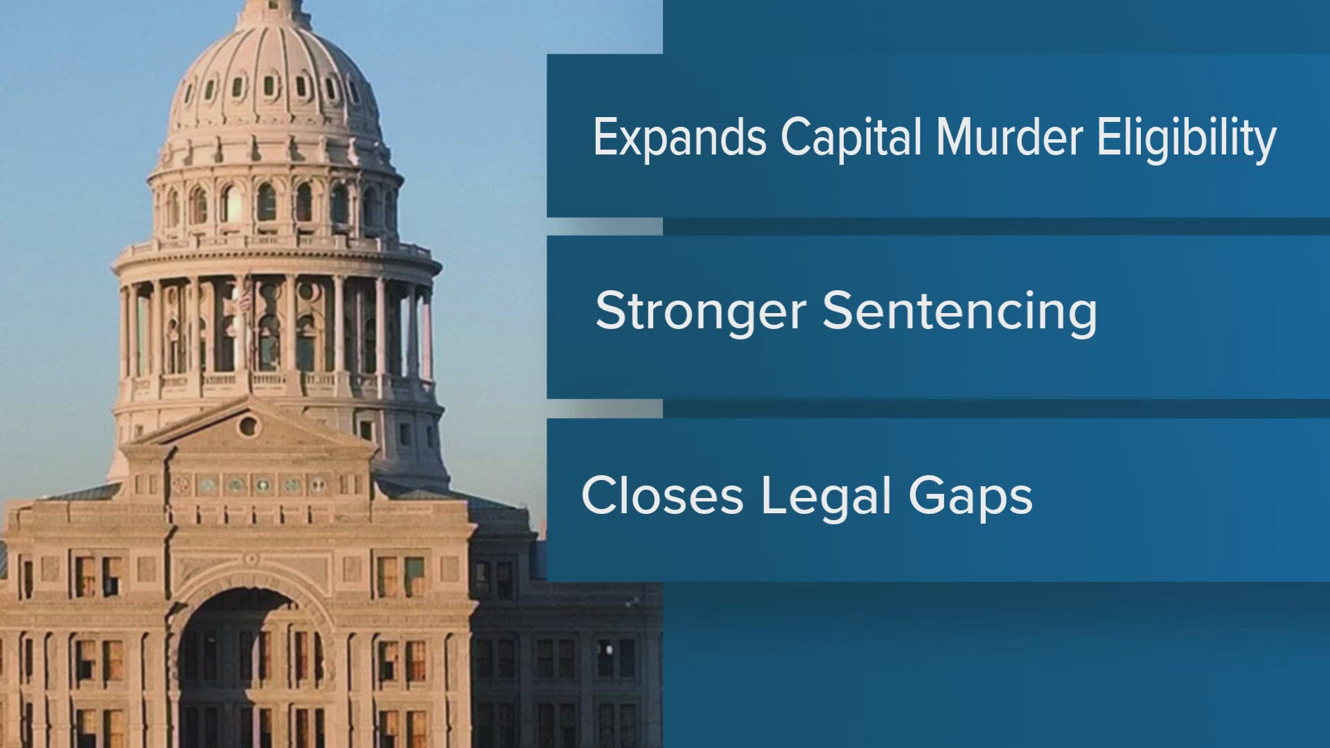 Texas panel backs bill expanding death penalty for killing kids | khou.com