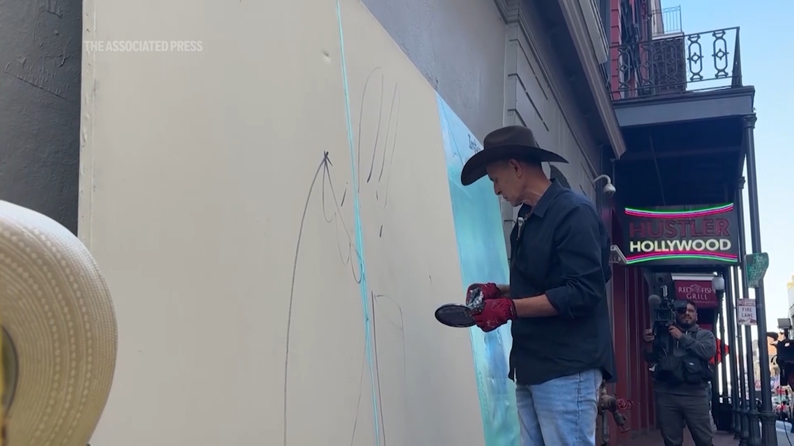 Texas Artist Makes Mural In New Orleans After Deadly Attack Khou