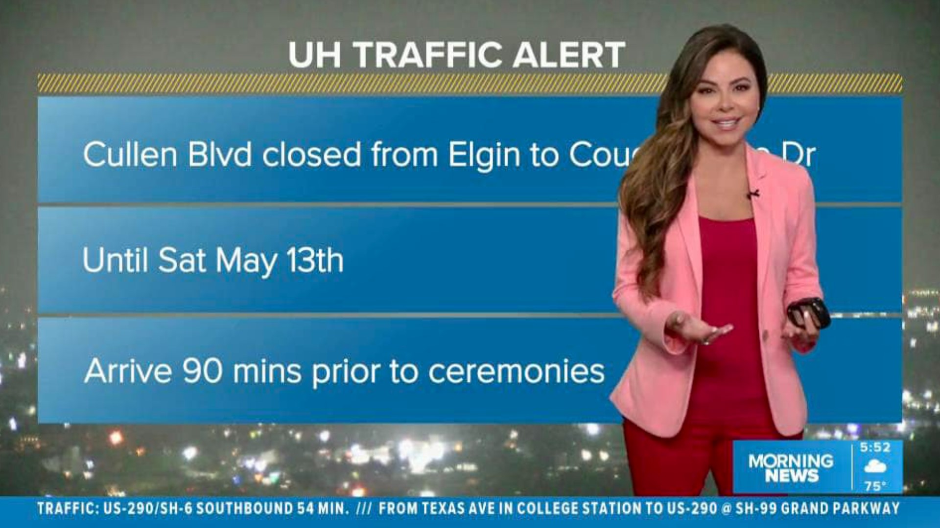 University of Houston graduation traffic impacts | khou.com