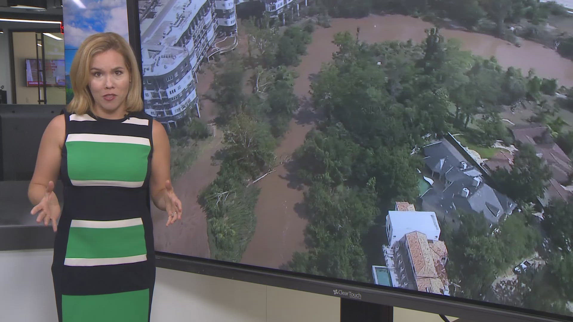 Aerial views of damage left by Hurricane Beryl in the Houston area ...