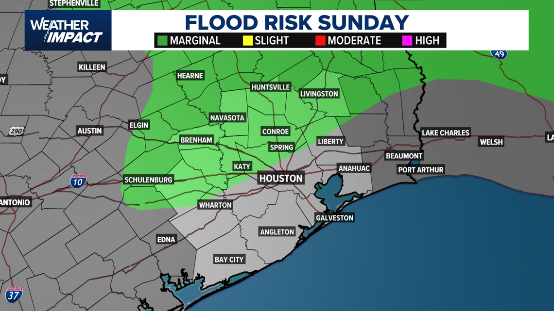 Weather Impact : Rain chances lower heading in to the workweek | khou.com