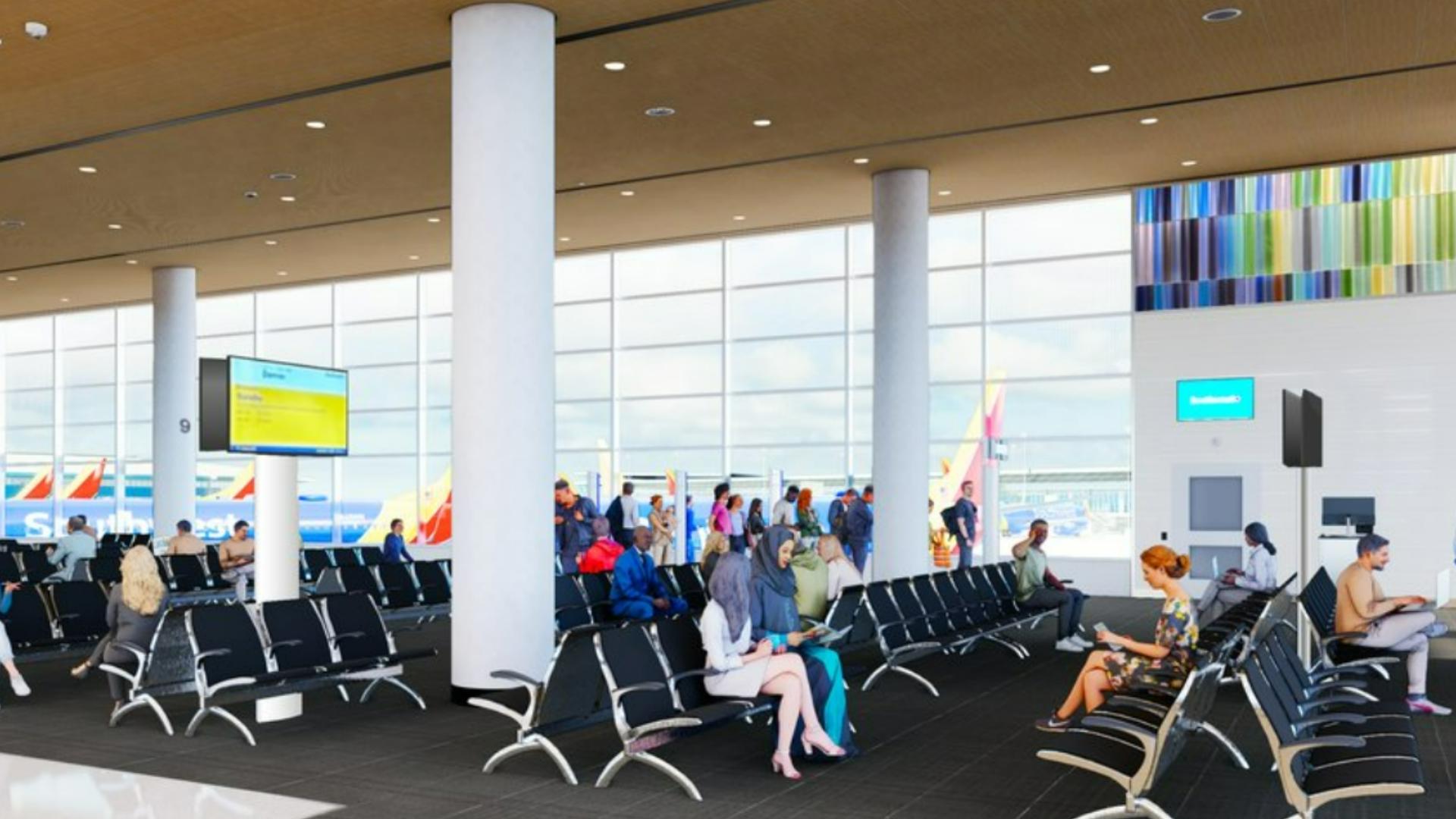 Hobby Airport expansion renderings: A look at the West Concourse | khou.com