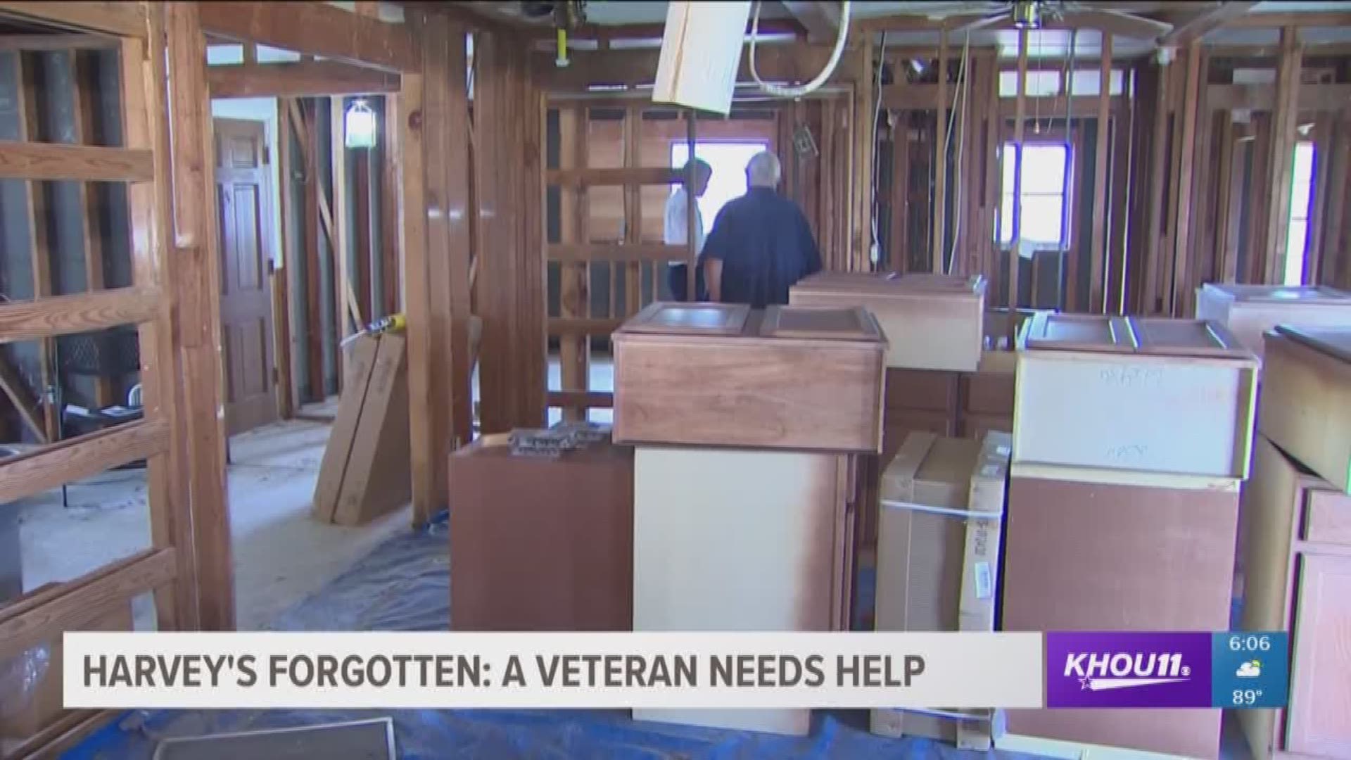 Forgotten after Harvey: Disabled veteran hoping for reinforcements to ...