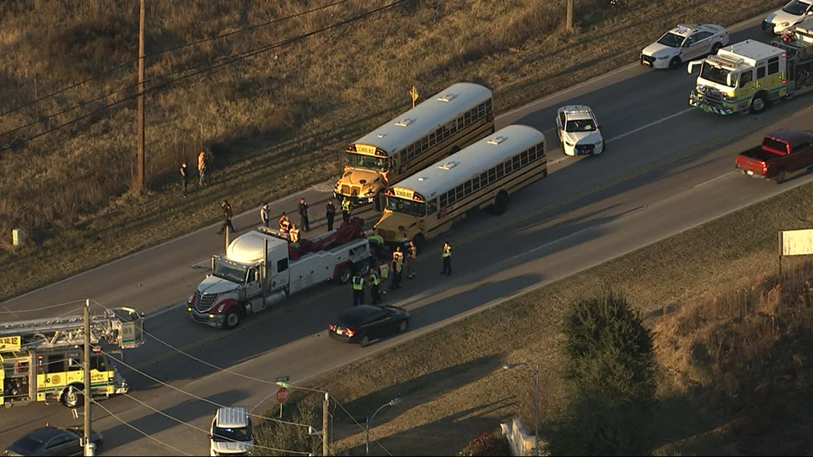 Klein ISD bus involved in 3-vehicle accident in Spring | khou.com