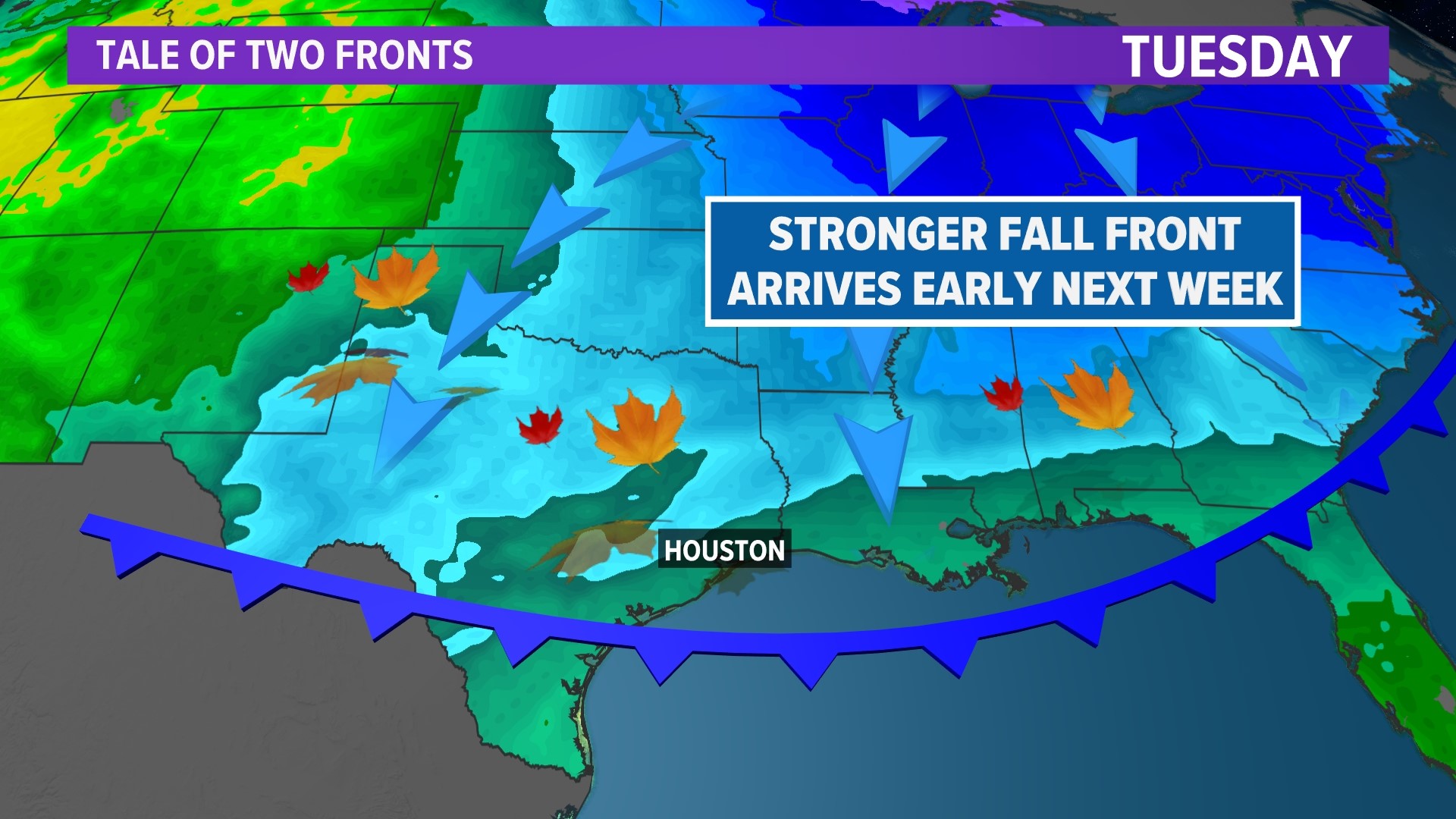 Houston, Texas weather: Cold front to bring cooler weather | khou.com
