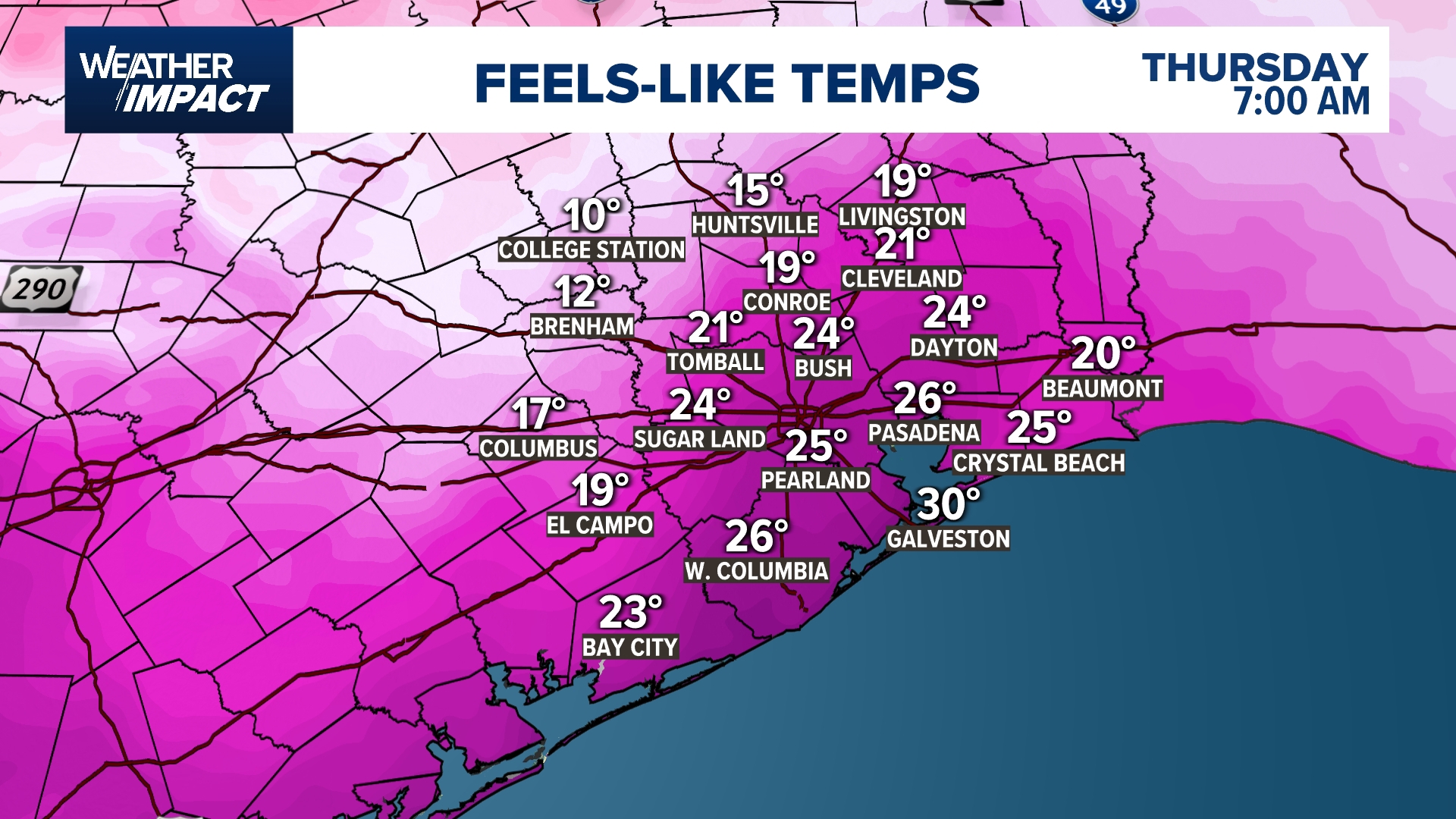 Houston weather: Freezing temps on the way for Thursday, Friday | khou.com