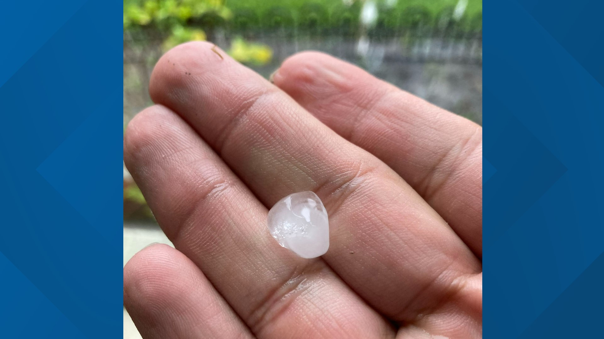 Hail in Houston during Friday's severe weather | khou.com