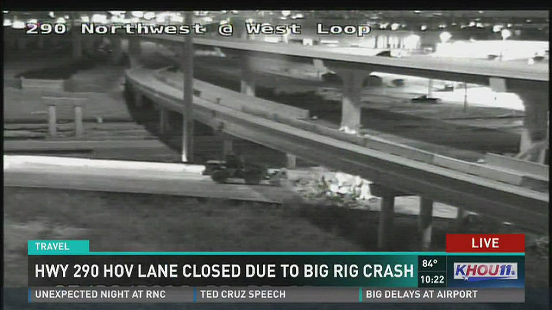 Highway 290 ramp & HOV fully reopen after big rig accident | khou.com