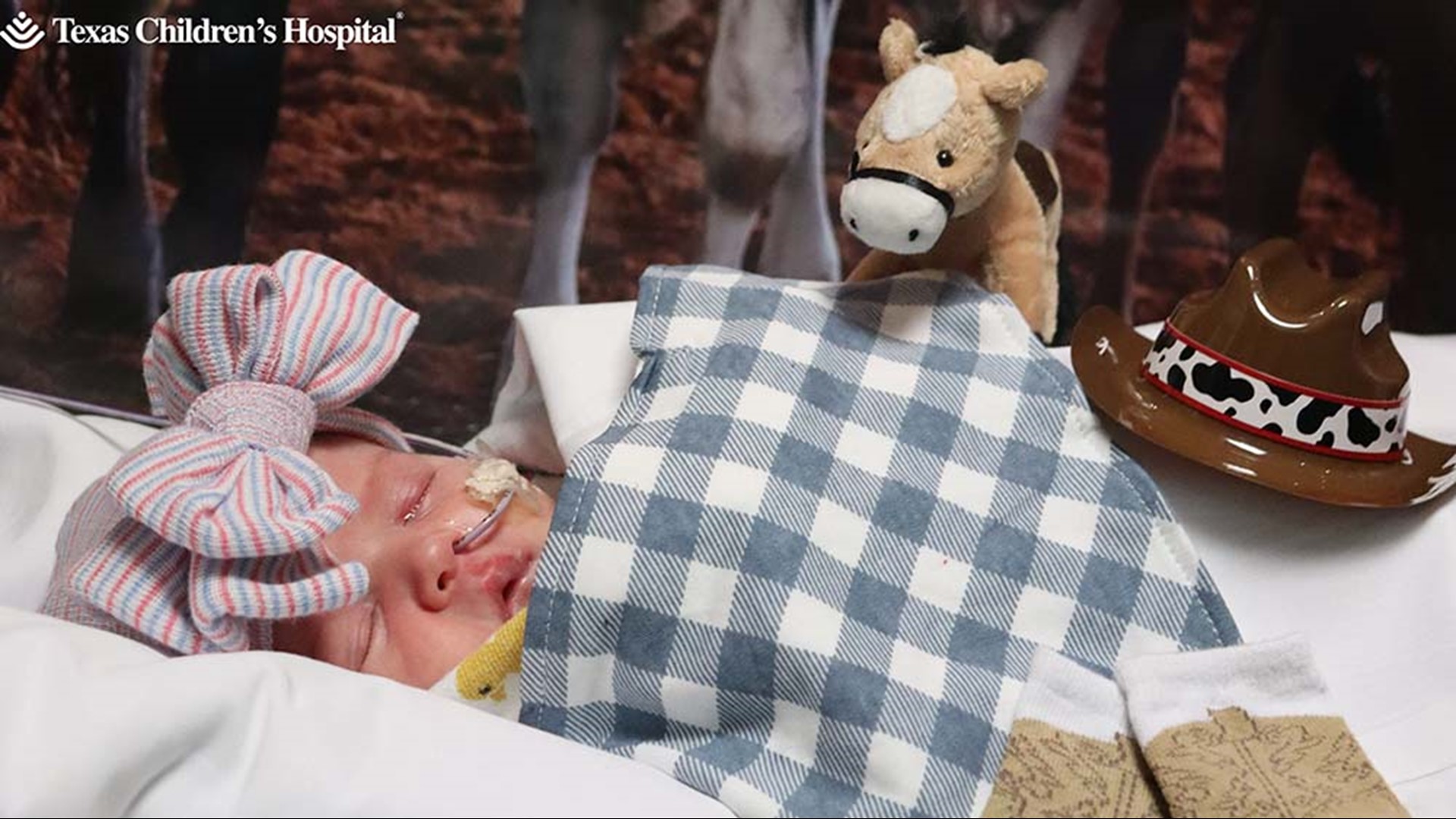 NICU babies at Texas Children's dressed up for Houston Rodeo | khou.com