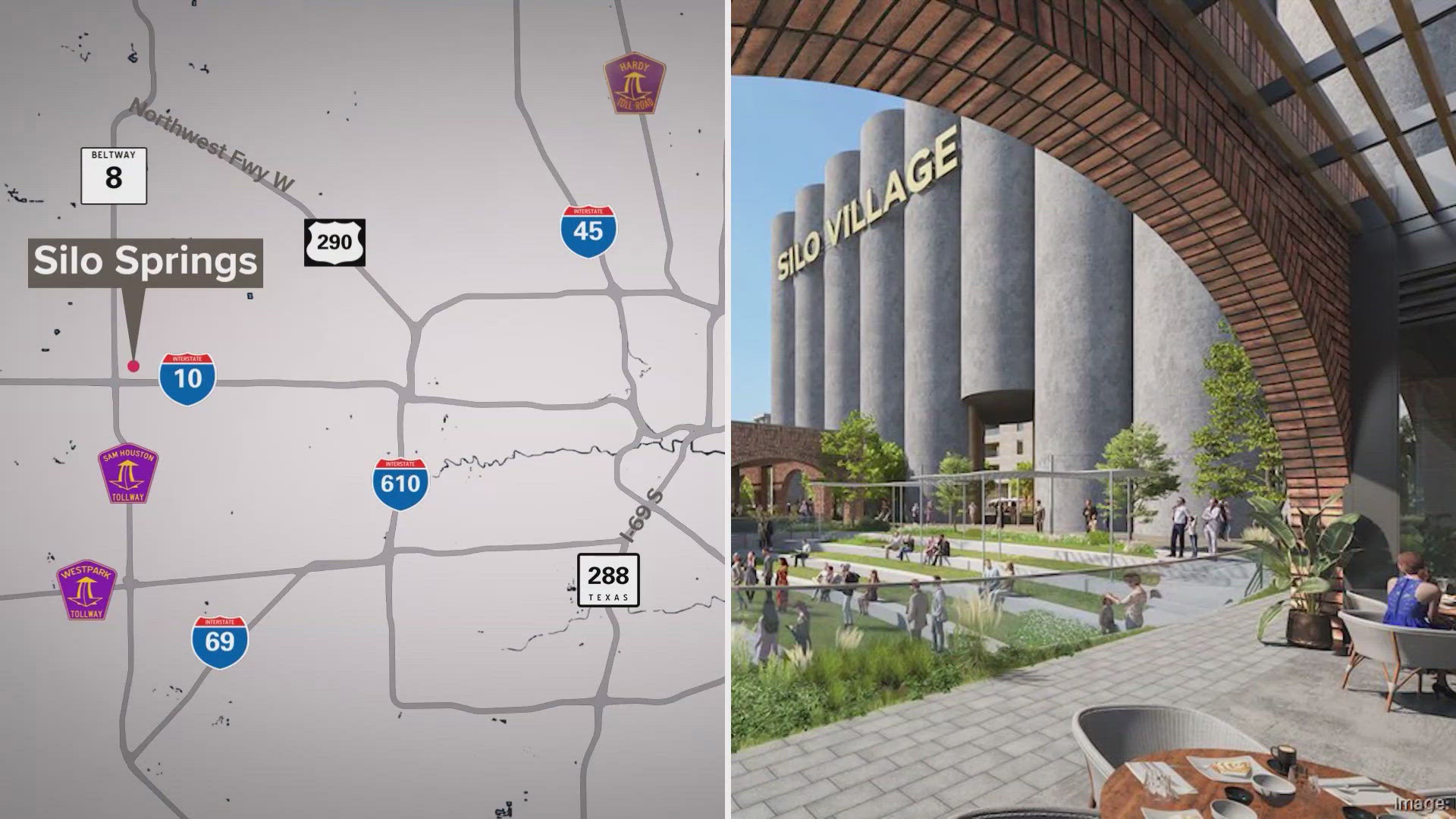 Historic Houston grain silo site to be transformed into mixed-use ...