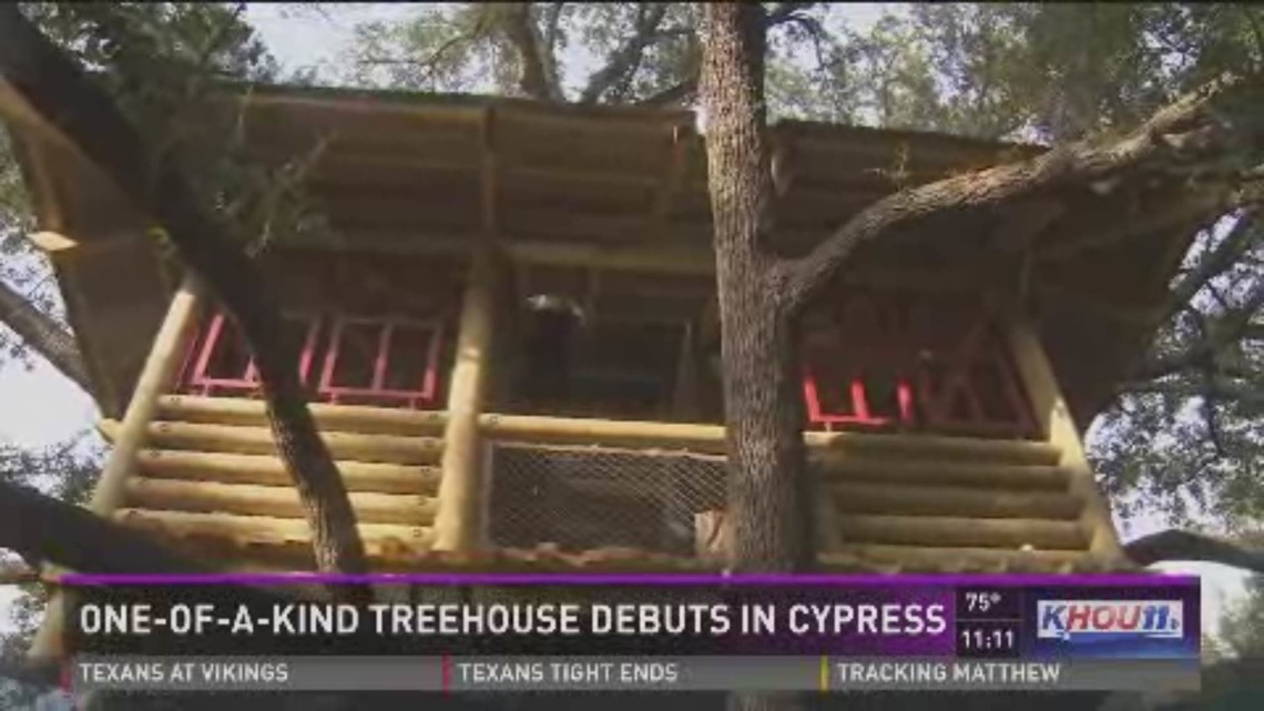One-of-a-kind treehouse in Cypress | khou.com
