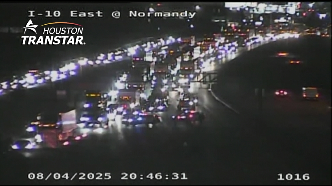 East Freeway reopens after major crash near Normandy | khou.com